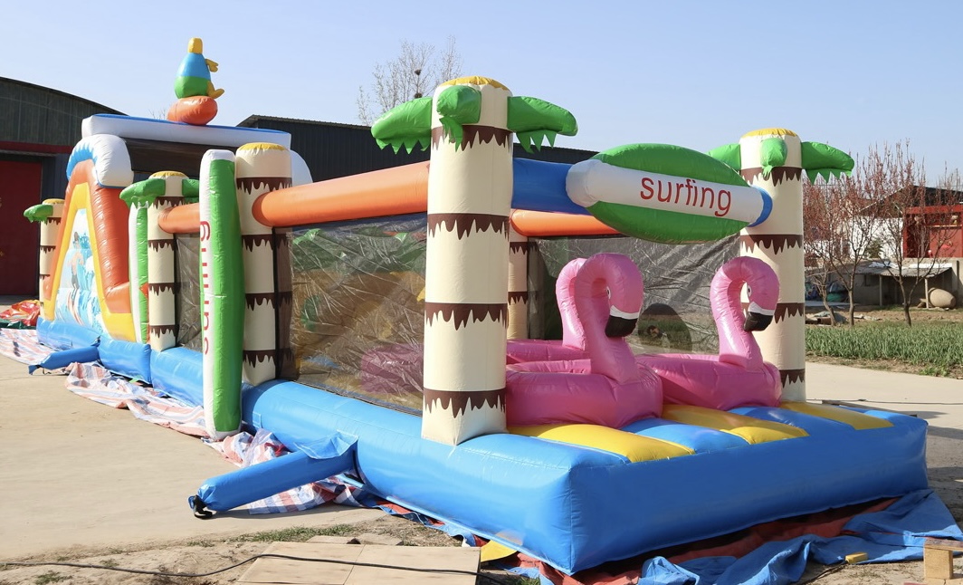 Location parcours surfing gonflable - YAKA LOUER